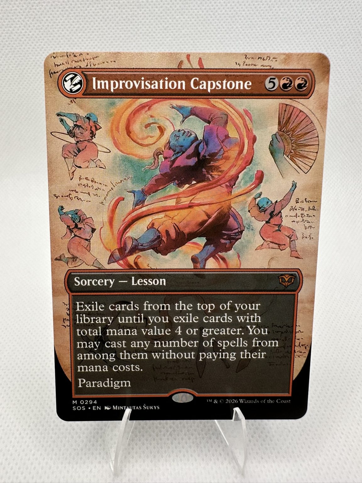 Improvisation Capstone (Borderless) - Secrets of Strixhaven (SOS ...
